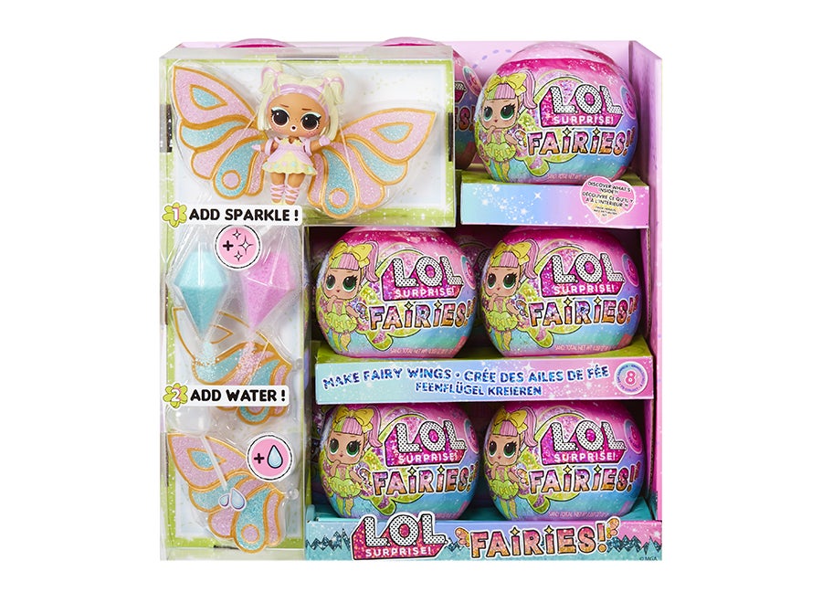L.O.L. SURPRISE! Fairies! Tots Dolls with Custom Wings- Magic Crystal ...
