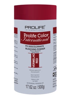 PROLIFE INTERNATIONAL Hair Bleaching RED Powder with Seaweed and ...