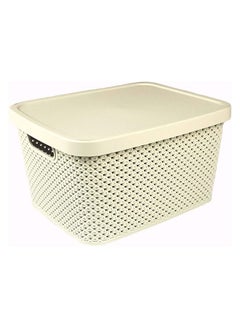 Hobby Life Diamond Design Storage Box with Lid Ivory 3.5L UAE | Dubai ...