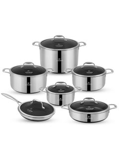 Life Smile LIFE SMILE Hybrid Non Stick Pure 18/10 Stainless Steel ...