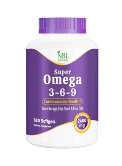 NBL Natural Super Omega 3-6-9 2400 Mg With A Blend Of Fish, Borage And ...
