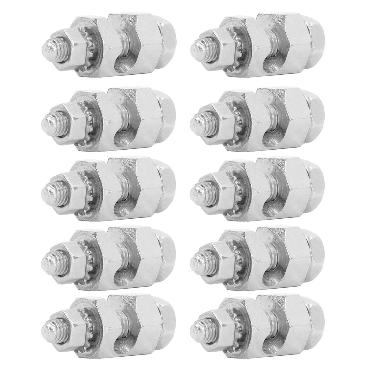 klarako Copper Grounding Clip, 10Pcs Standard Size Metal Protects PV ...