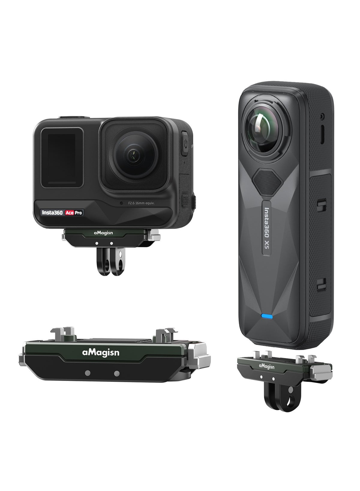 aMagisn Metal Magnetic Quick-Release Dual Interface Base Compatible ...