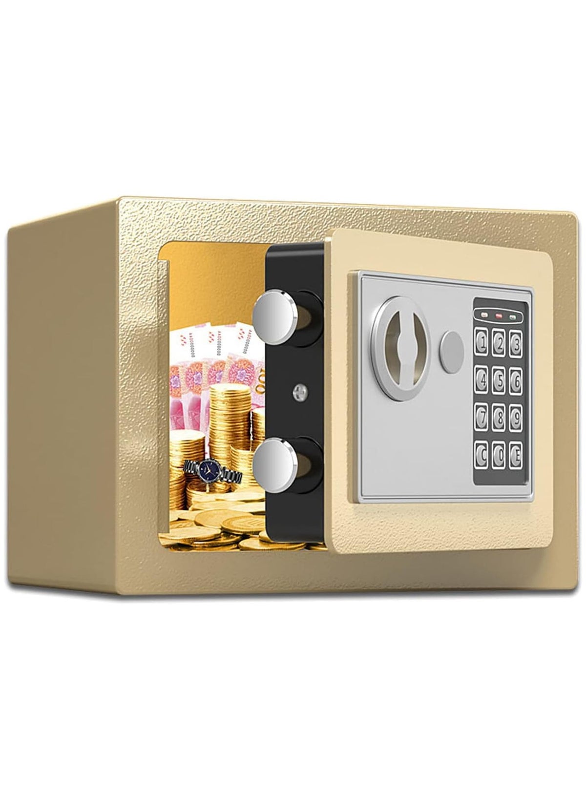PRIMO PLUS Compact Electronic Safe with Dual Locking System - Secure ...