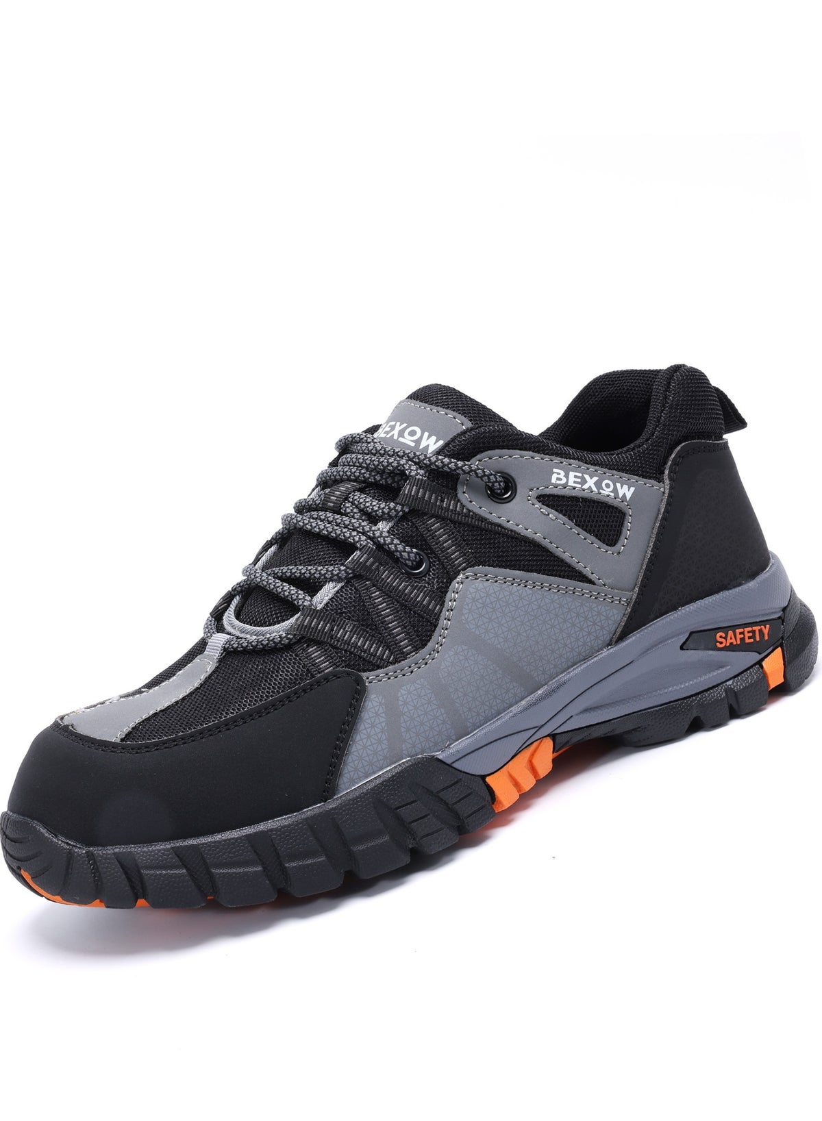 Bexow BEXOW Premium Safety Shoes Steel Toe Lightweight Slip Resistant ...