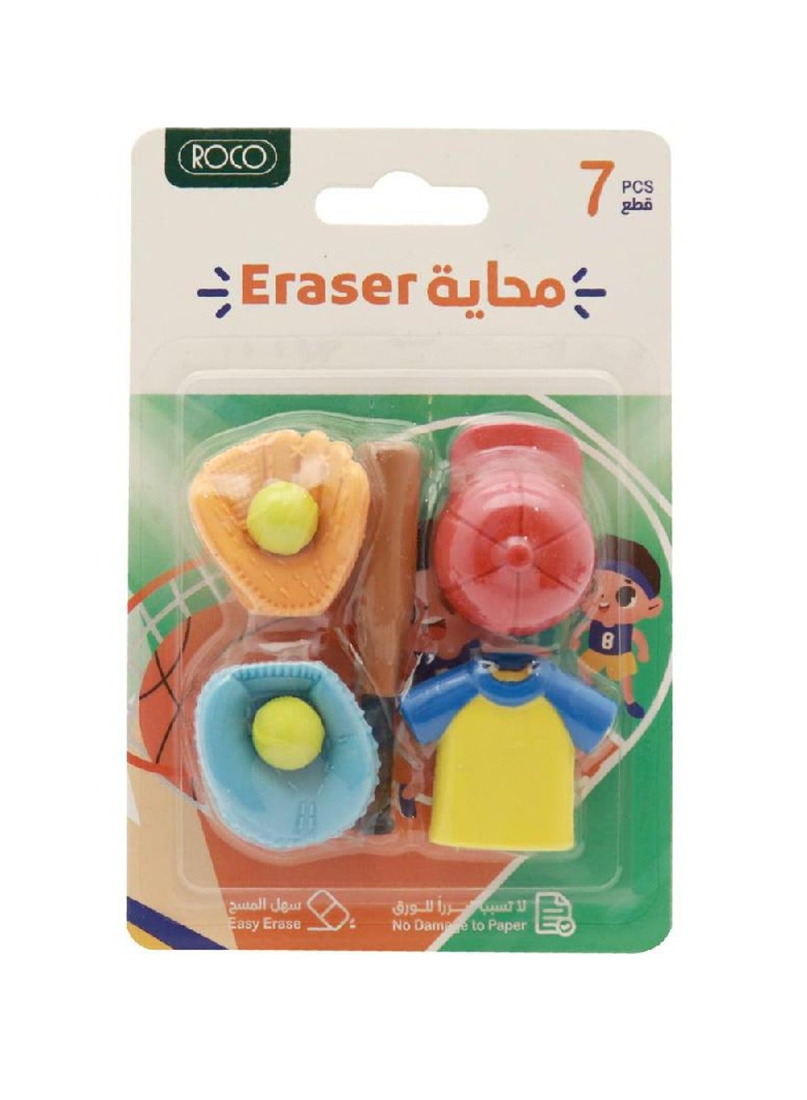 ROCO Rubber Eraser Sports Assorted Color | Best Price UAE | Dubai, Abu ...