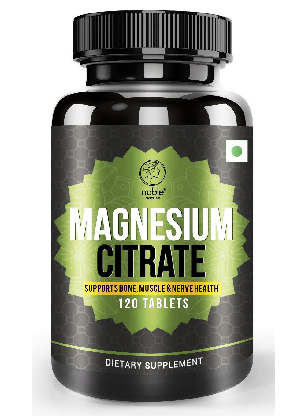 noble nature Noble Nature Magnesium Citrate - 120 Tablets - Supports ...