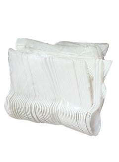 Generic 200-piece Plastic Spoon Clean Thickened Bulk Disposable Spoons ...