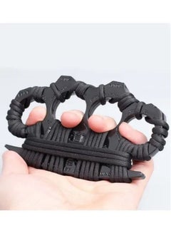 Generic Thickened Finger Tiger Wrapped Rope Iron Fist Head Self Defense ...