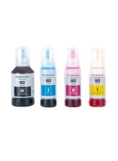 Terabyte Epson L3110, L3111, L3150, L3151, L3156 Compatible 4 Color Ink ...