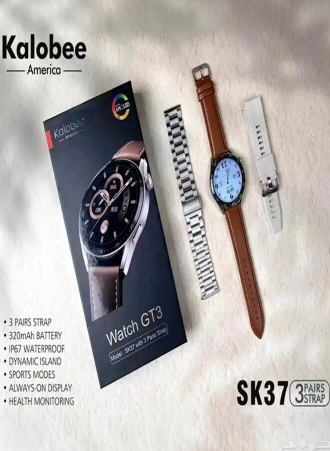 Kalobee Kalobee SK37 Smartwatch With 3 Pairs Strap | Best Price KSA ...