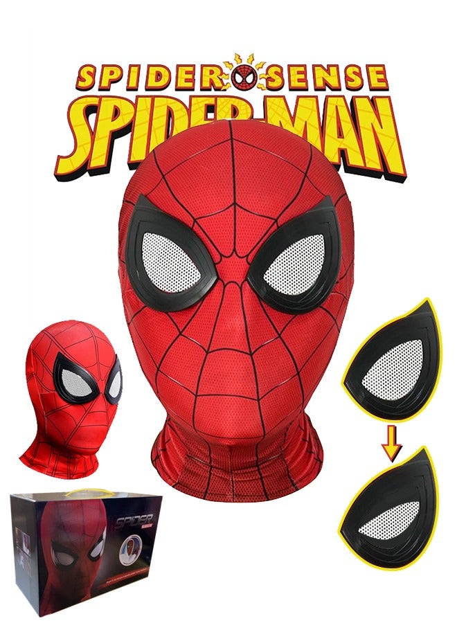 Organizer Spider Hero Mask, Controlling Mechanical Blinking, Realistic ...