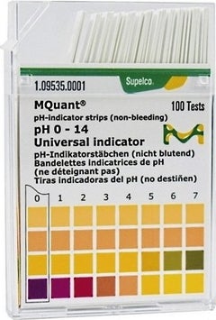 Merck 109535 Ph Paper Ph 0 - 14 ph-Indicator Strip Universal Indicator ...