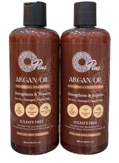 Oplus Shampoo 500 Ml And Conditioner 500 Ml With Argan Oil Strengthens ...