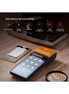 Generic Handheld 3G POS Receipt Printer Android 8.1 1D/2D Barcode ...