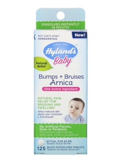 Hyland's Baby, Bumps + Bruises with Arnica, 125 Quick-Dissolving ...