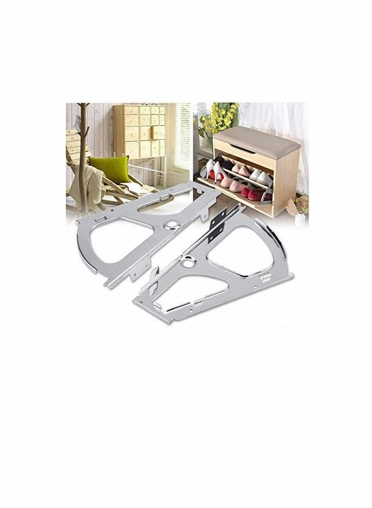 Y&D 2Pcs Shoes Drawer Cabinet Hinges Turing Rack Replacement Fittings ...