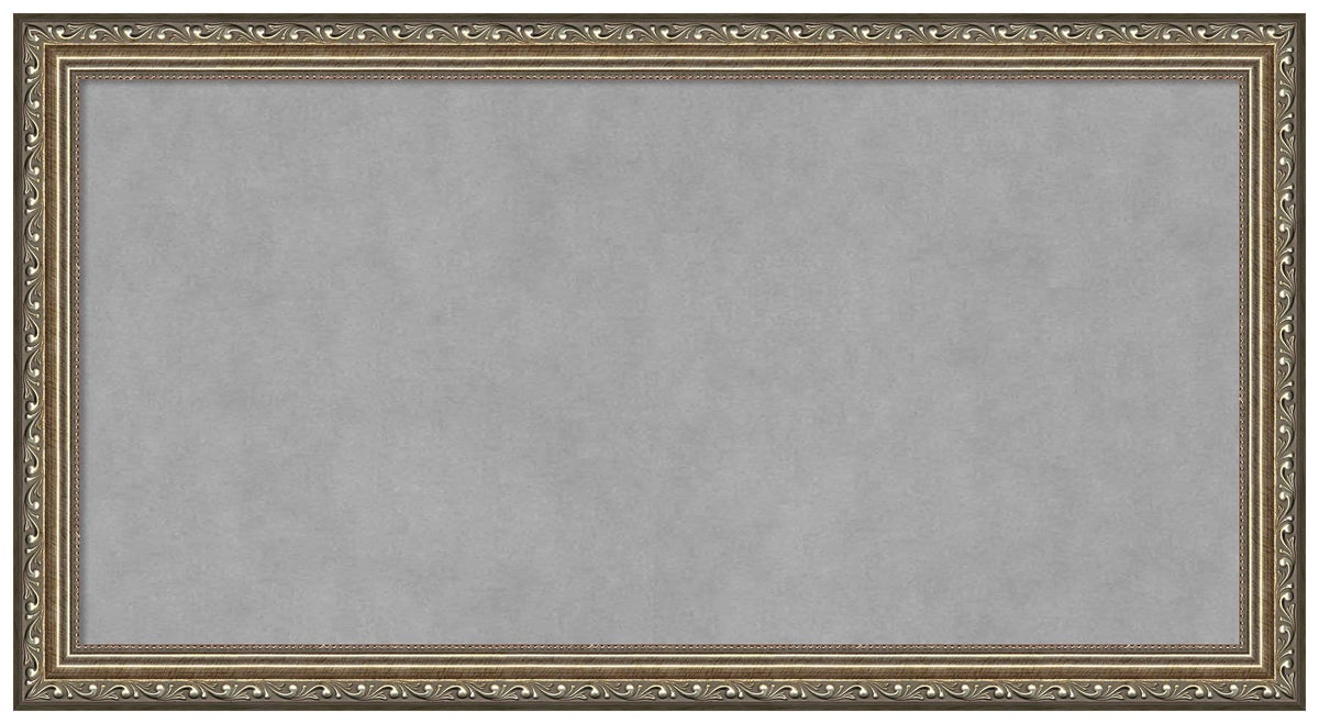 Amanti Art Amanti Art Silver Framed Magnetic Board 14x26 Small Vision ...