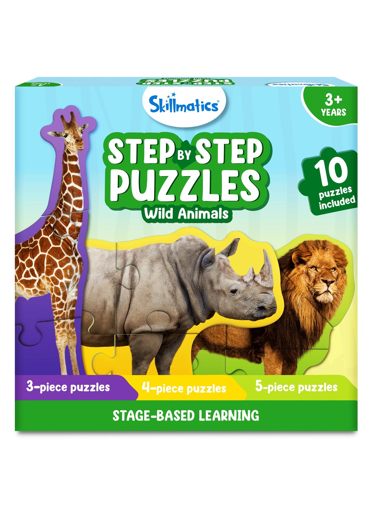Skillmatics Step by Step Puzzles - 40 Piece Jigsaw & Toddler Puzzle ...