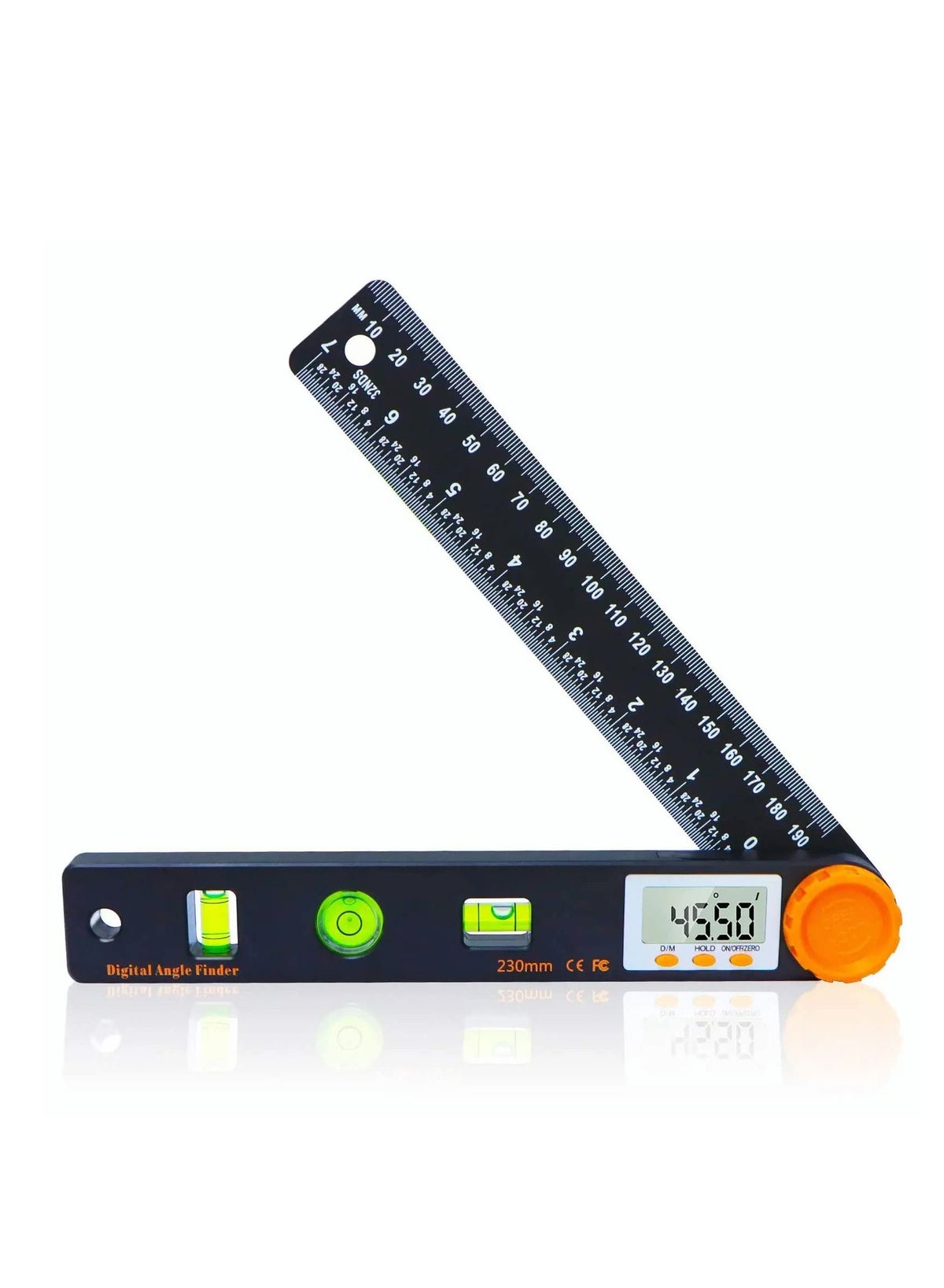 Excefore Digital Angle Finder Tool 7inch 0-360 degree LED Digital ...
