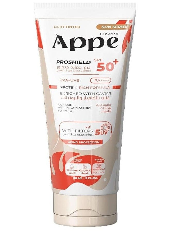 Cosmo APPE Light Tinted Sunscreen 50 Spf | Best Price Egypt | Cairo, Giza