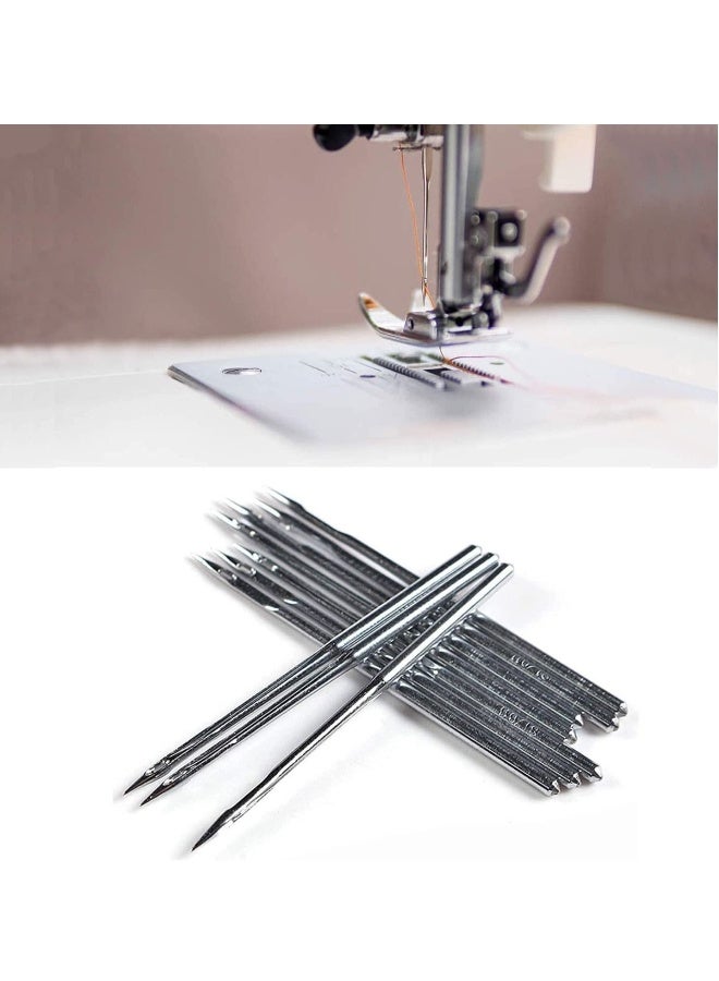 Generic 10 Count Overlock Sewing Machine Needles Universal Regular ...