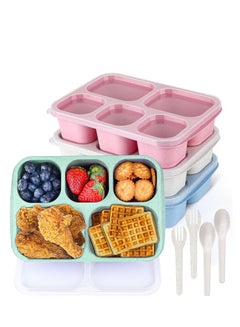 Yoawllty Yoawllty 4 Pack Snack Box, Reusable Meal Prep Lunch Containers ...