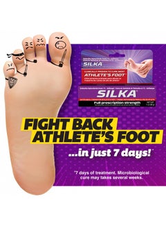 Silka Silka Anti-Fungal Cream, Clinical Anti-Fungus Foot Treatment ...