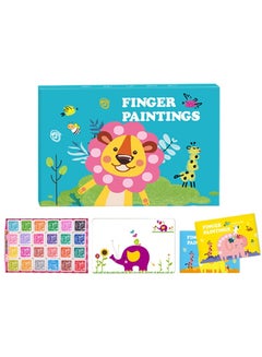 Generic Finger Painting Kit Kids Washable Paint Set, 30 Sheets Art ...