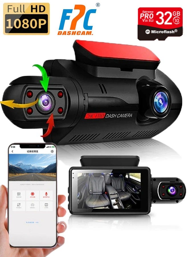 FPC Full HD 1080P Dash Cam Car DVR, Vehicle Black Box Recorder, Car ...