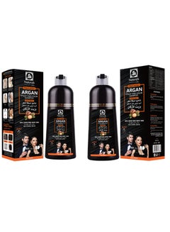 NATURALS Natural black hair dye shampoo with argan oil from Natural ...
