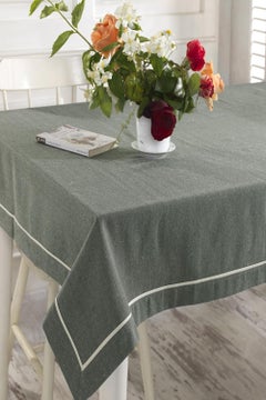 Ödel Home Buldan Linen Piping Table Cloth | Best Price UAE | Dubai, Abu ...