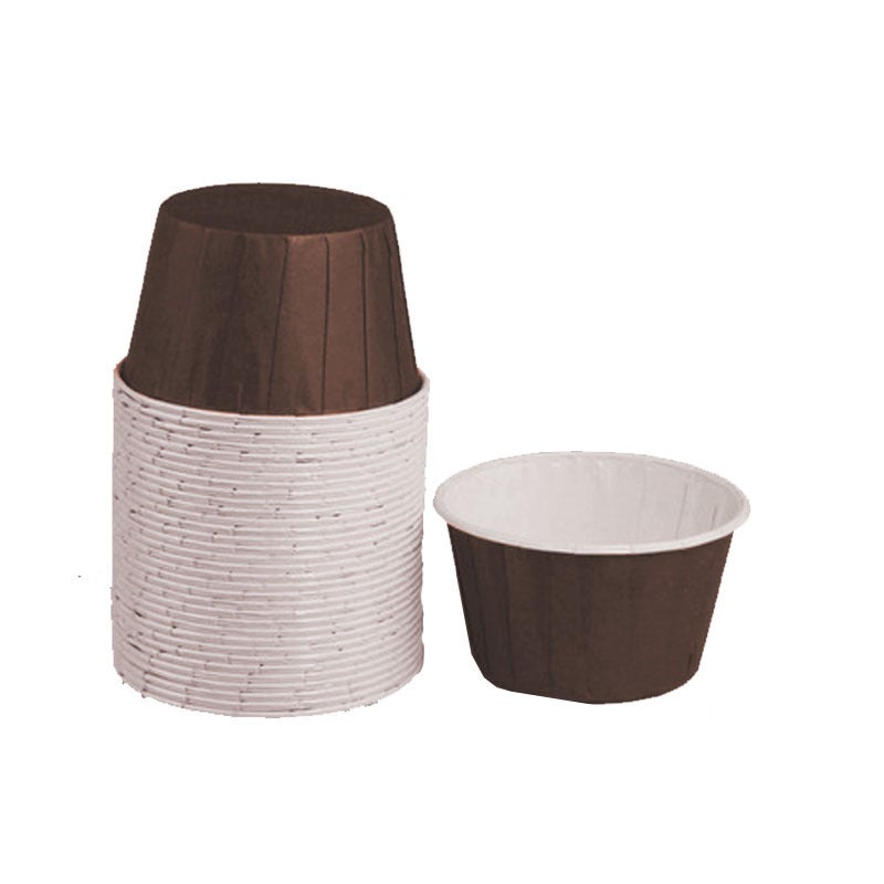 Generic Large Curled Cup Curled Cake Paper Cup Golden Silver Coated ...