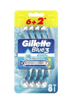 Gillette Gillette Blue3 Disposable Razor 6+2 Cool KSA | Riyadh, Jeddah
