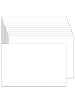 Prudiut 100 Pack 4X6 Cardstock Paper, 80Lb White Blank Index Cards ...