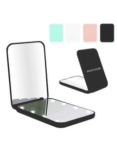 Milishow Compact Mirror 1X 3X Magnifying Led Pocket Mirror Small ...