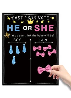 Generic Baby Gender Reveal Board Gender Reveal Vote Poster Board Game ...