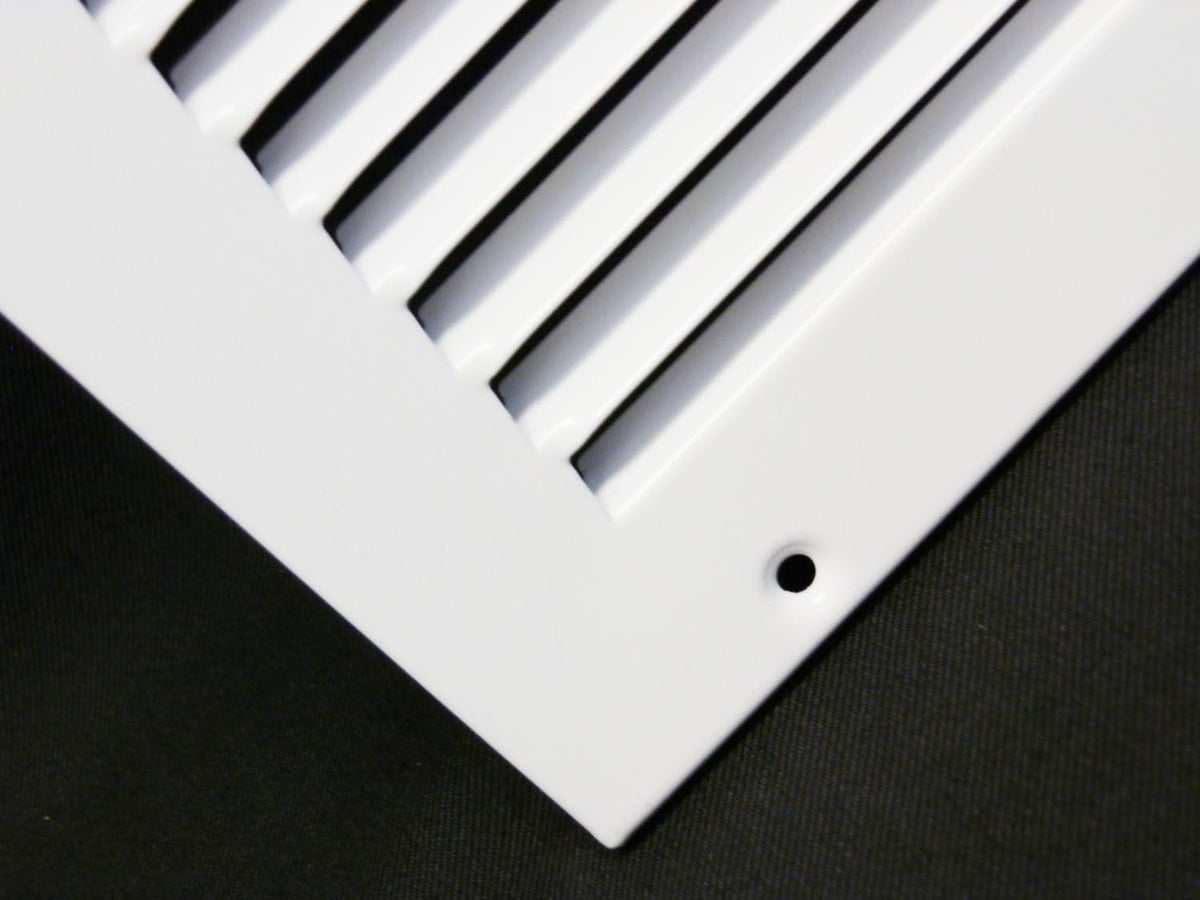 HVAC Premium 4'' x 36'' [Duct Opening] Flat Stamped Steel Return Air ...