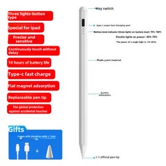 Generic Apple Pencil Magnetic Stylus for iPad with Palm Rejection Key ...