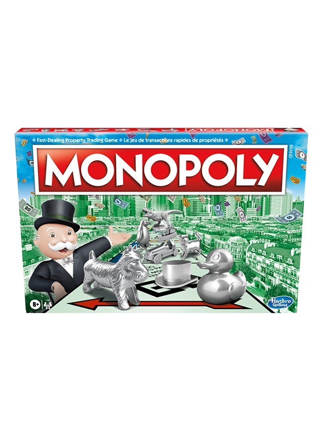 NIBEMINENT Monopoly Game, Classic Family Board Game for 2 to 6 Players ...