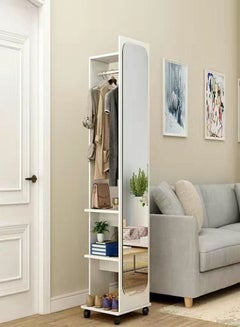 C&C Home Multifunctional Moveable Dressing Mirror Bedroom Floor Coat ...