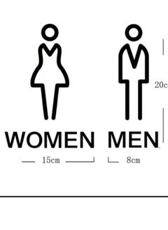 Generic Toilet Sign for Home and Business Office Restroom Washroom Door ...