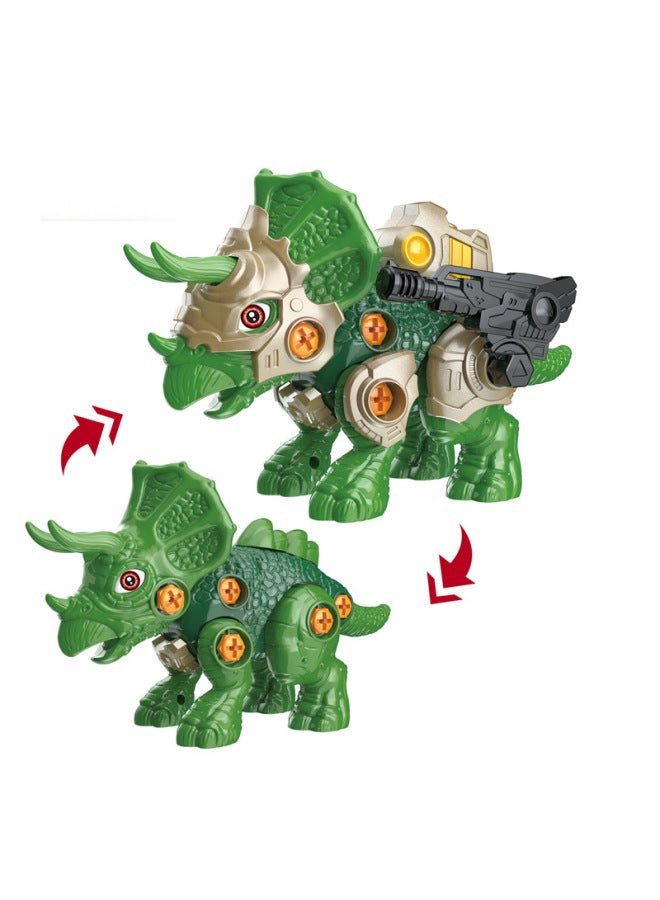 Generic Children's Sound And Light Disassembly Dinosaur Toy DIY ...