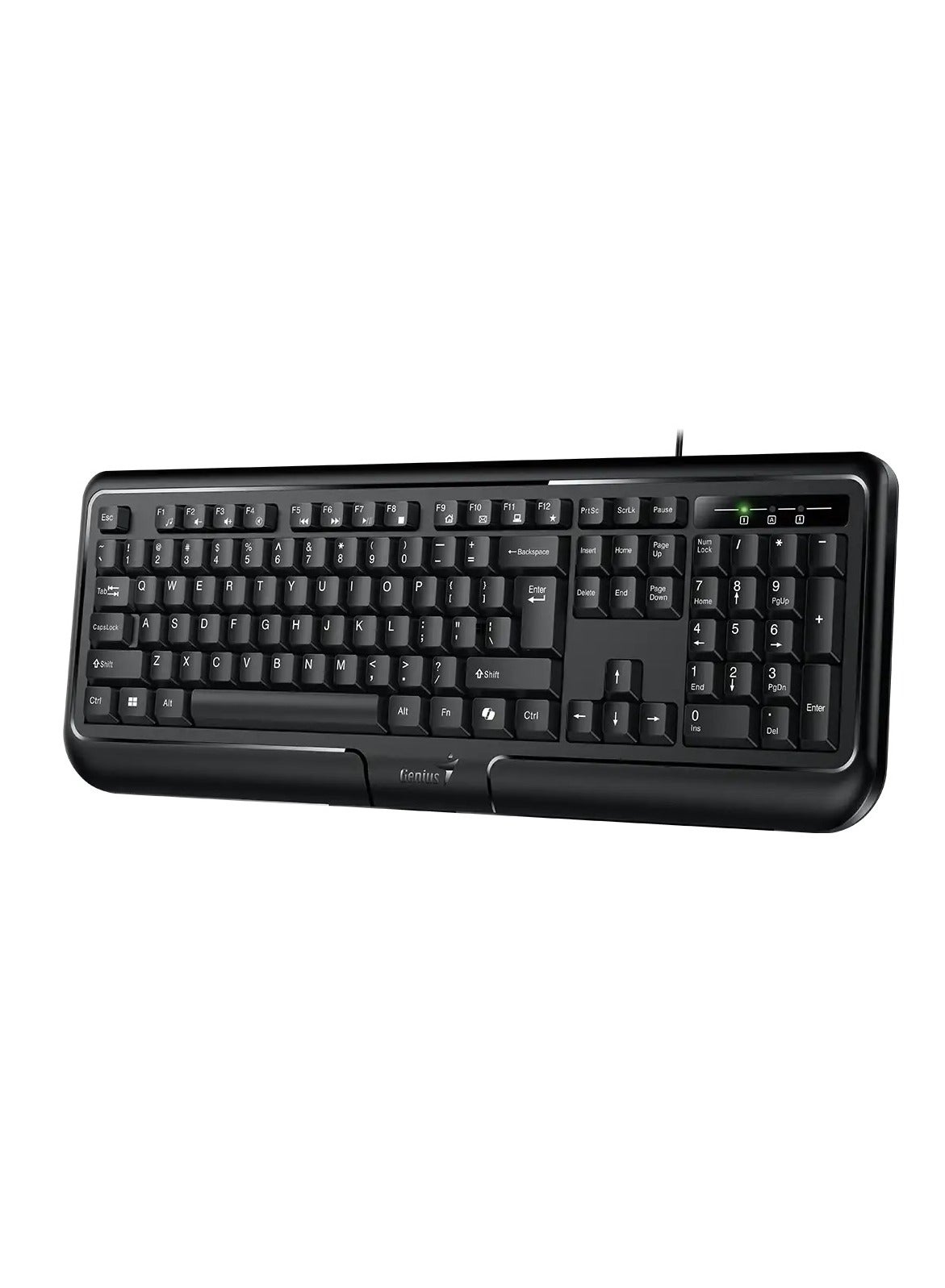 Genius KB-118 Multimedia Office Keyboard - Comfort Full-Sized Elegant ...