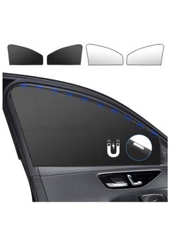 INFOSUN INFOSUN Car Side Window Sun Shade, 4 PCS Universal Magnetic Car ...