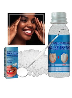 VEZE Tooth Provisional Teeth Kit, Provisional Fake Teeth Replacement ...