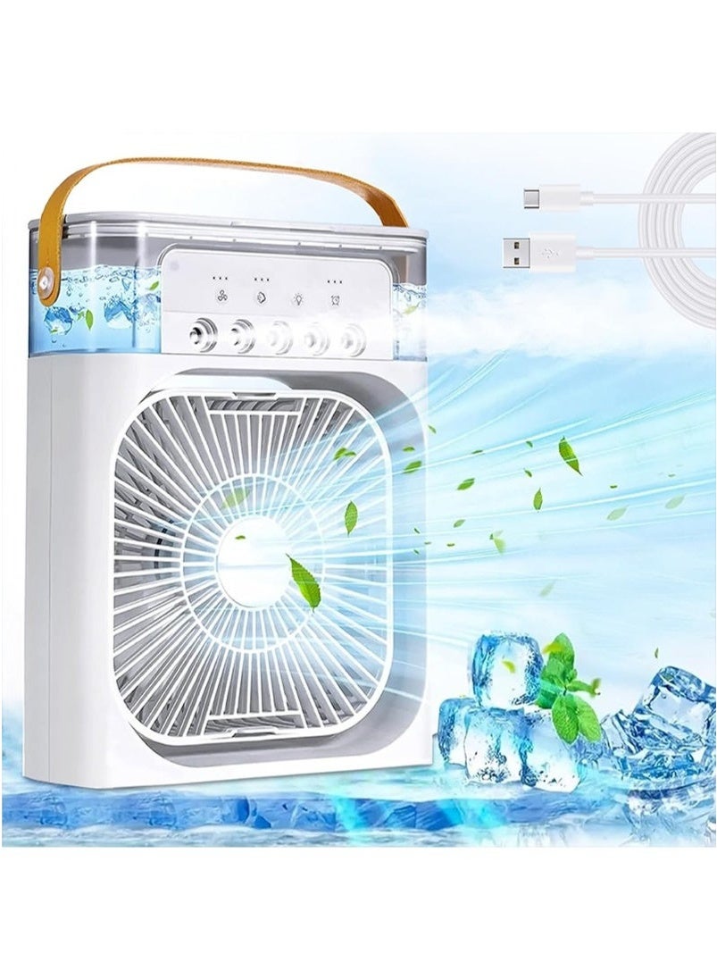 Yoawllty USB Cooler Fan, Portable Table Fan, Cooling Fan with 3 Wind ...