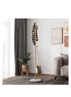 Generic Freestanding Coat Rack Gold, Hat Hanger Hall Tree, Metal Hanger ...