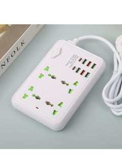 TYCOM Tycom Power Strip Surge Protector with USB- Extension Cord Flat ...