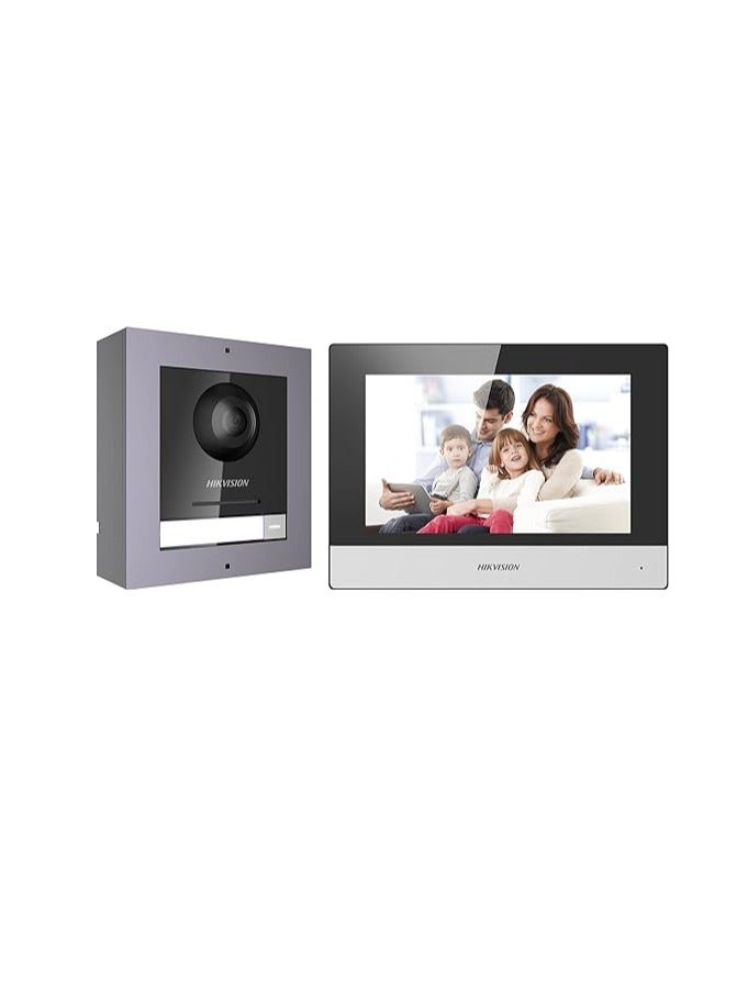 HIKVISION IP Based Video Door Phone/Bell 7-inch Colorful TFT Screen ...